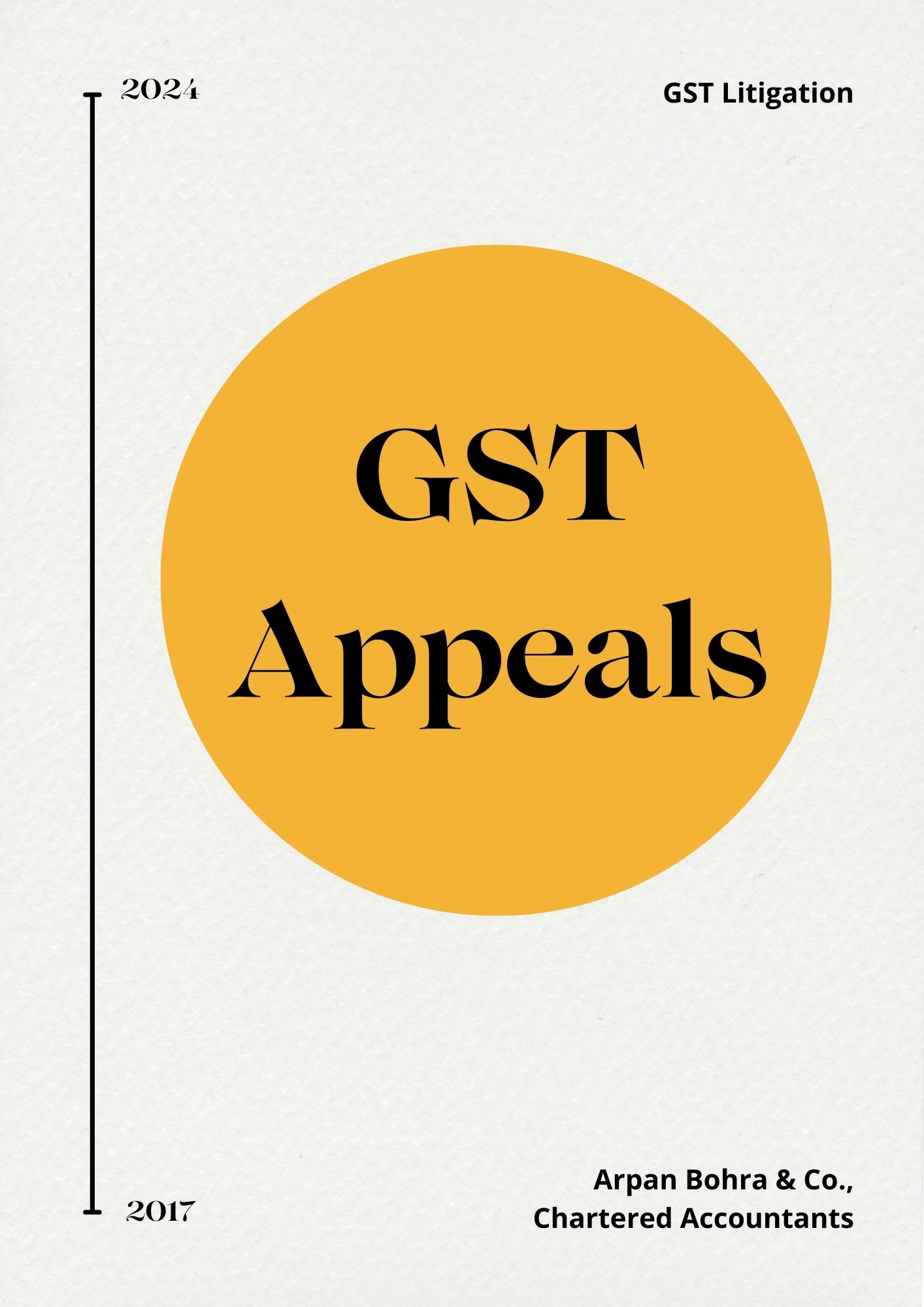 Appeals Under GST – Arpan Bohra & Co